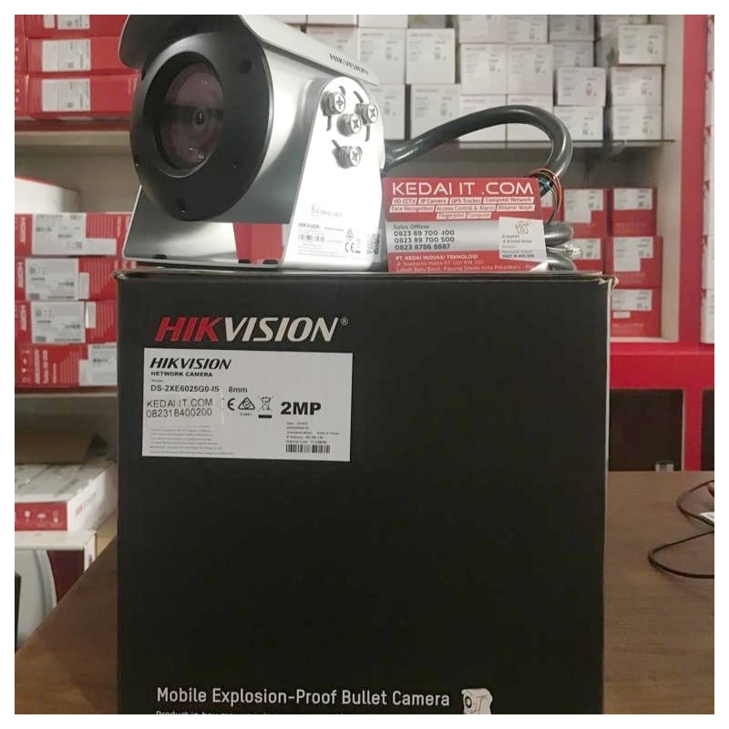 Jual HIKVISION DS-2XE6025G0-IS EXIR FIXED BULLET EXPLOSION-PROOF NETWORK CAMERA 2MP 8mm di pekanbaru